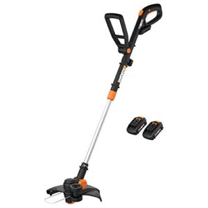 worx wg170 gt revolution 20v 12" string trimmer grass trimmer/edger/mini-mower (batteries & charger included)