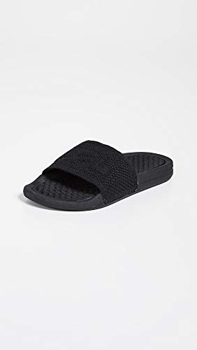 APL: Athletic Propulsion Labs Women's Big Logo TechLoom Slide Sandals, Black, 8 Medium US