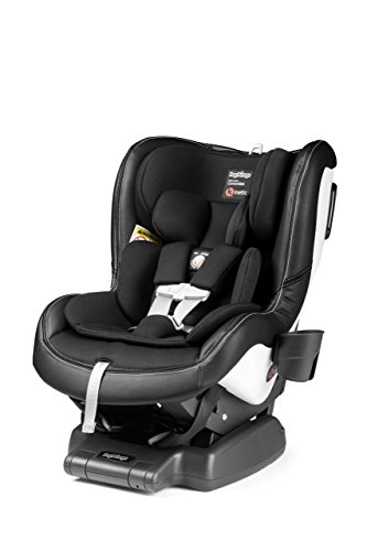 Peg Perego Primo Viaggio Convertible Kinetic - Reversible Car Seat - Rear Facing for Children 5 to 45 lbs and Forward Facing for Children 22 to 65 lbs - Made in Italy - Licorice (Black)