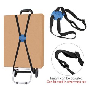 VVILL Bag Bungee, Luggage Straps Suitcase Adjustable Belt - Lightweight and Durable Travel Bag Accessories (Blue)