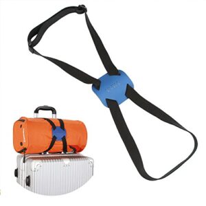 VVILL Bag Bungee, Luggage Straps Suitcase Adjustable Belt - Lightweight and Durable Travel Bag Accessories (Blue)