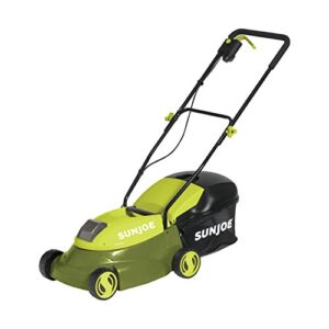 Sun Joe MJ401C-PRO 14-Inch 28-Volt Cordless Push Lawn Mower, w/Rear Discharge Chute, Pro Version