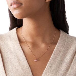 Fossil Women's Rose Gold-Tone Necklace, Color: Rose Gold (Model: JF03046791)