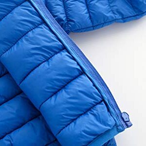 CECORC Winter Coats for Kids with Hoods (Padded) Light Puffer Jacket for Outdoor Warmth, Travel, Snow Play | Girls, Boys | Baby, Infants, Toddlers,18-24-30 Months, 2T, Blue