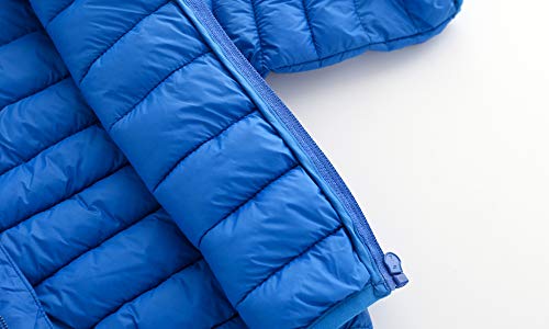 CECORC Winter Coats for Kids with Hoods (Padded) Light Puffer Jacket for Outdoor Warmth, Travel, Snow Play | Girls, Boys | Baby, Infants, Toddlers,18-24-30 Months, 2T, Blue