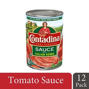 Contadina Tomato Sauce With Italian Herbs, 12 Pack 15 Ounce (Pack of 12)