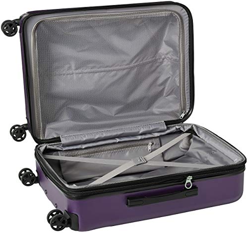 Samsonite Frontier Spinner Ladies Medium Purple Polycarbonate Luggage Bag TSA Approved Q12050002