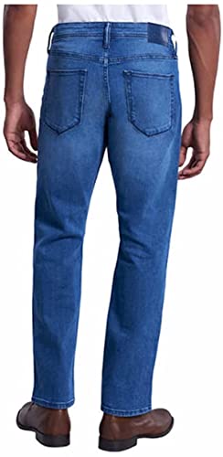 Chaps Men's Stretch 5 Pocket Denim, Jet Blue, 36X30