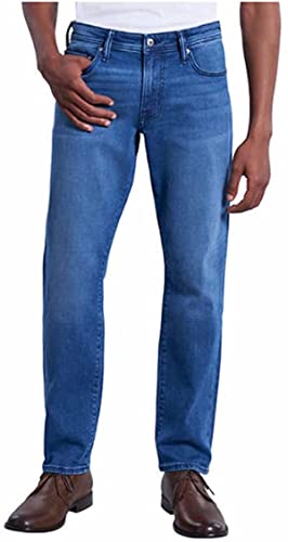 Chaps Men's Stretch 5 Pocket Denim, Jet Blue, 36X30