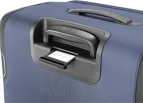 Victorinox Werks Traveler 6.0 Softside Spinner Luggage, Blue, Checked-Large (27") (605412)