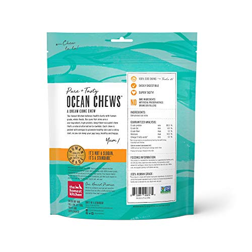 The Honest Kitchen Ocean Chews™ Crispy Cod Fish Skins Dog Treats, 2.75 oz (Beams™)