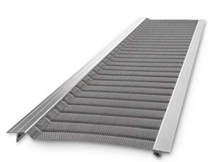 stainless steel micro-mesh, raptor gutter guard: a contractor-grade diy gutter cover that fits any roof or gutter type-48ft to a box and fits a 5" gutter.