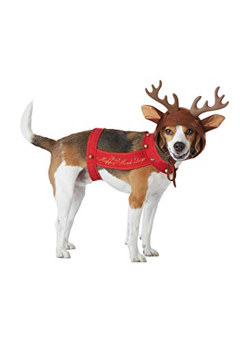 Dog Reindeer Costume - M