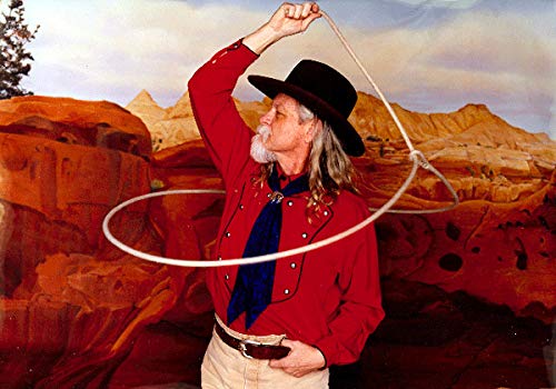 Western Stage Props - How to Trick Rope Kit | Cowboy and Cowgirl Rope | Beginner or Advanced Lariat Looper Rope for Kids and Adults, 13 Foot(Cotton Trick Rope + Instructional DVD)