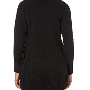 UGG womens Fremont Fluffy Knit Cardigan Sweater,Long Sleeve, Black, Small US