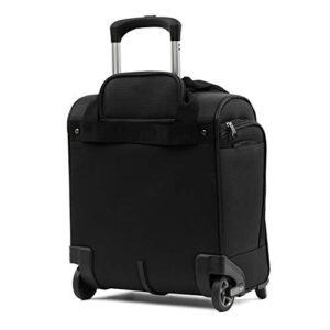 Travelpro Tourlite Softside Lightweight Rolling Underseat Compact Carry-On Upright 2 Wheel Bag, Men and Women, Black, 15-Inch