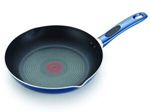 t-fal - b0370764 t-fal b03707 excite proglide nonstick thermo-spot heat indicator dishwasher oven safe fry pan cookware, 12-inch, blue