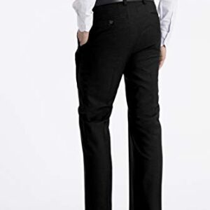 Calvin Klein Men Modern Fit Dress Pant, Black, 33W x 32L