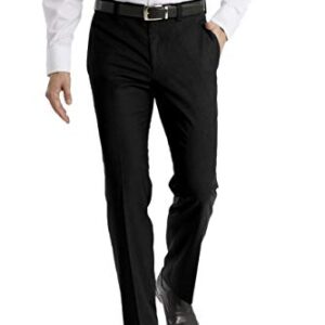 Calvin Klein Men Modern Fit Dress Pant, Black, 33W x 32L