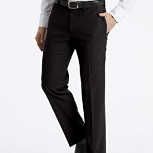 Calvin Klein Men Modern Fit Dress Pant, Black, 34W x 32L