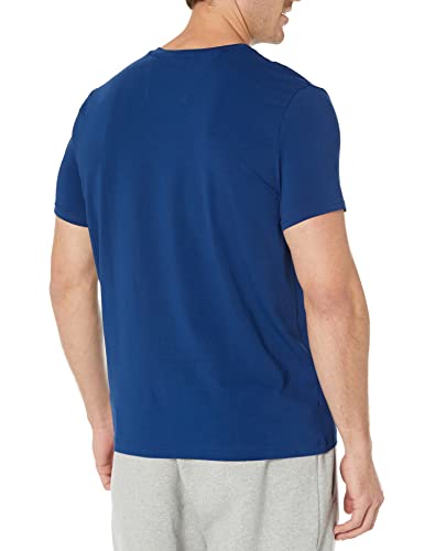 Nautica Men's Short Sleeve Solid Slim Fit V-Neck T-Shirt, Royal Blue, X-Large