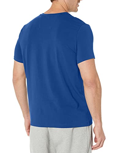 Nautica Men's Short Sleeve Solid Slim Fit V-Neck T-Shirt, Royal Blue, X-Large