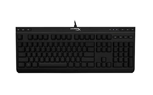 HyperX Alloy Core RGB – Membrane Gaming Keyboard, Comfortable Quiet Silent Keys with RGB LED Lighting Effects, Spill Resistant, Dedicated Media Keys, Compatible with Windows 10/8.1/8/7 – Black