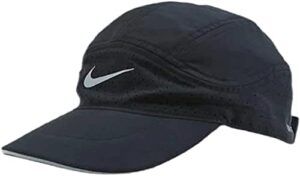 nike women's aerobill tailwind elite running vented cap black