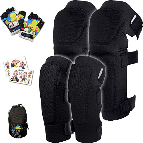 Knee Pads for Kids Knee Pads and Elbow Pads Set Toddler Knee Pads - Knee and Elbow Pads for Children Boy Girl 2-4 5-8 Age 2 3 4 5 - Kids Protective Gear Set for Roller-Skating, Scooter, Skateboard