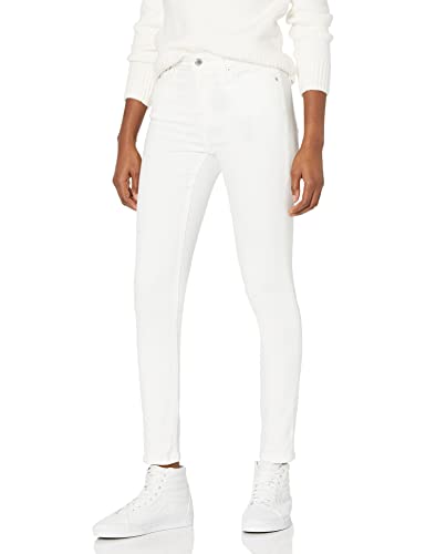 Amazon Essentials Women's Skinny Jean, White, 12