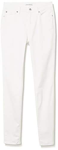 Amazon Essentials Women's Skinny Jean, White, 12