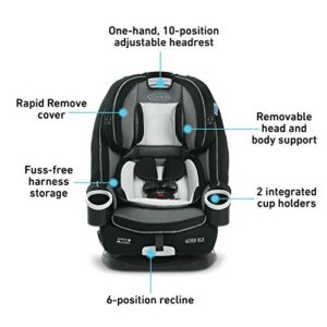 Graco 4Ever DLX 4 in 1 Car Seat | Infant to Toddler Car Seat, with 10 Years of Use, Joslyn, 20x21.5x24 Inch