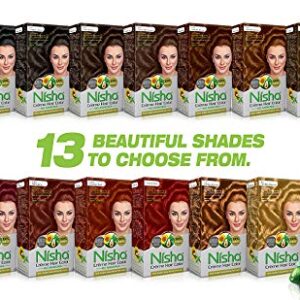 Nisha cream hair color Fashion Highlights And Rich Bright Long-Lasting Colour Flame Red Pack of 2