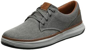 skechers mens skechers men s moreno canvas oxford shoe, beige (tpe 578), 10.5 wide us