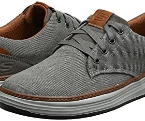 Skechers mens Skechers Men s Moreno Canvas Oxford Shoe, Beige (Tpe 578), 10.5 Wide US