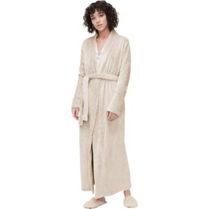 ugg womens marlow robe, moonbeam, large us