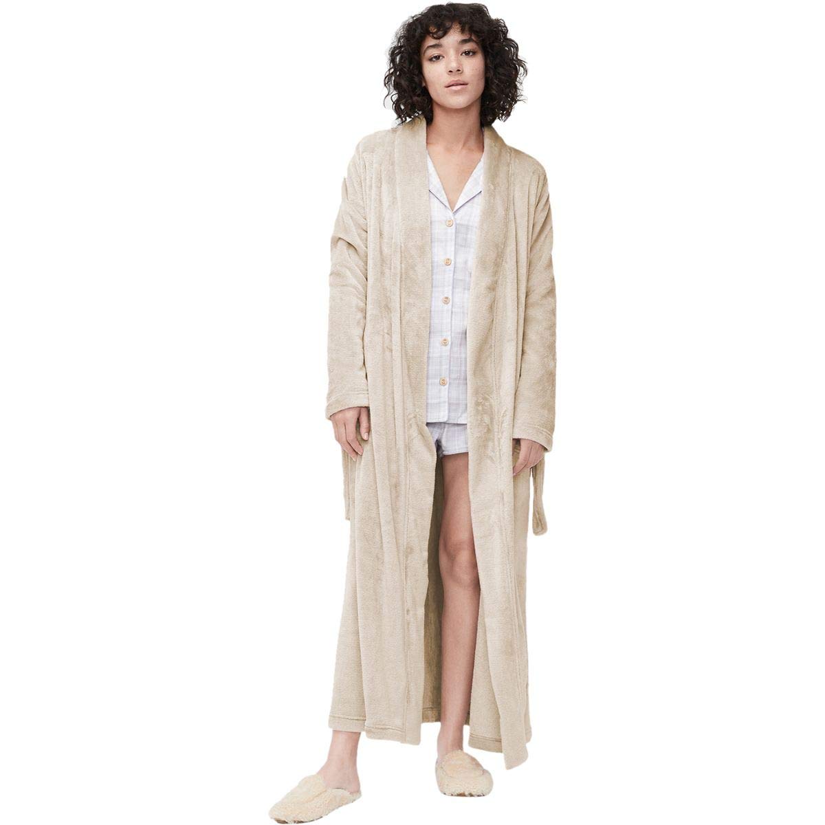 UGG womens Marlow Robe, Moonbeam, Large US