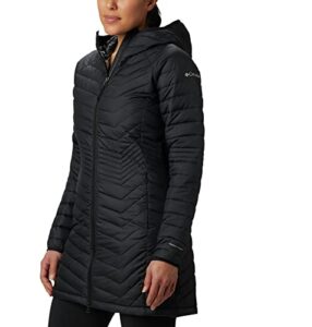 columbia women’s powder lite mid jacket, winter, water repellent, small, black