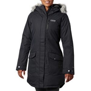 Columbia Women's Suttle Mountain Long Insulated Jacket, Black, X-Large