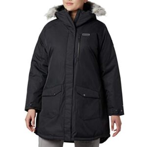 Columbia Women's Suttle Mountain Long Insulated Jacket, Black, X-Large