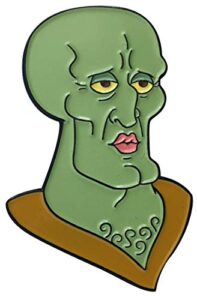 handsome squidward - spongebob squarepants collectible pin