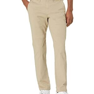 Amazon Essentials Men's Skinny-Fit Casual Stretch Chino Pant, Khaki Brown, 28W x 30L