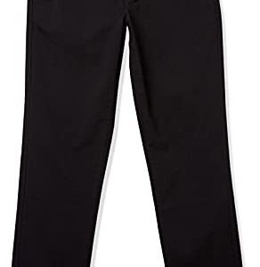 Amazon Essentials Men's Athletic-Fit Casual Stretch Chino Pant (Available in Big & Tall), Black, 32W x 33L