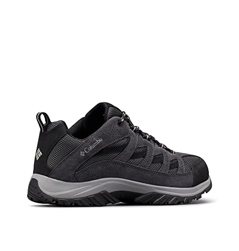 Columbia Mens Crestwood Hiking Shoe, Shark, Columbia Grey, 10 US