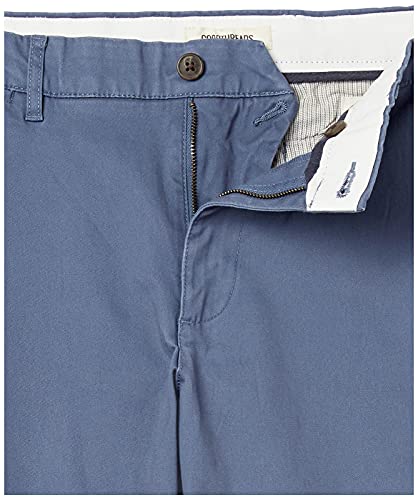 Amazon Essentials Men's Athletic-Fit Washed Comfort Stretch Chino Pant (Previously Goodthreads), Denim, 29W x 32L