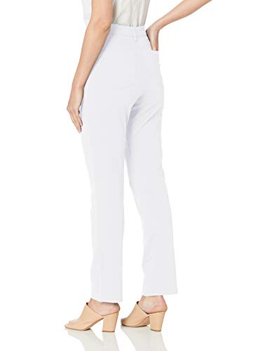 Gloria Vanderbilt womens Amanda Classic High Rise Tapered Jean, Vintage White, 14 Petite Regular