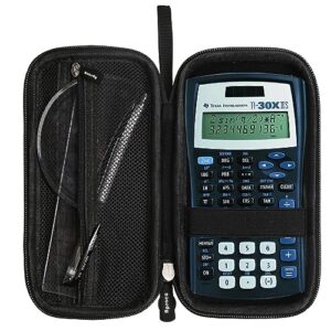 aproca hard storage travel case fit for texas instruments ti-30x iis 2-line/casio fx-991ex fx-82es plus scientific calculator