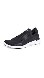 apl: athletic propulsion labs men's techloom bliss running sneakers, black/black/white, 14 medium us