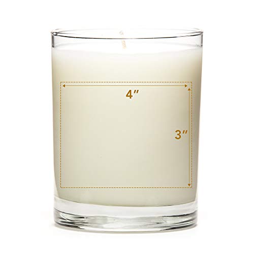 LUNA CANDLE CO. Unique Monogram Party Ideas, Personalized Glass Jar Candles, Long Burning, Vanilla Fragrance, Elegant Made in USA