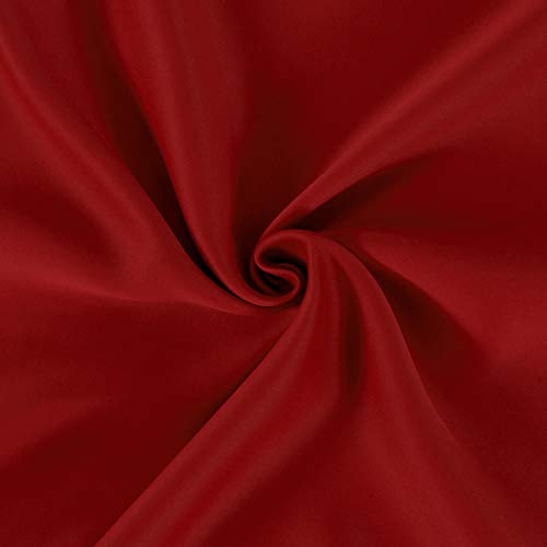 LEMOMO Red Curtains 52 x 84 Inch Long/Blackout Curtains Set of 2 Panels/Room Darkening Thermal Insulated Bedroom Curtains Drape